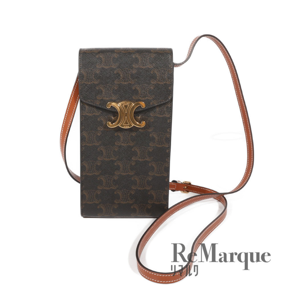 Celine Wallet Shoulder Case Triomphe Phone Bag Smartp… - Gem
